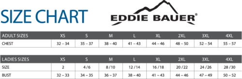 Eddie-Bauer-Size-Chart | H&L Team Sales